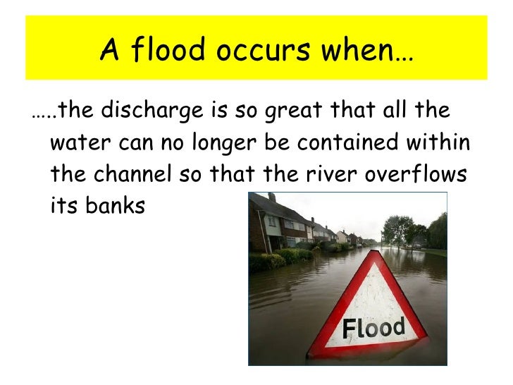 Flooding 1 Discharge And Hydrograph