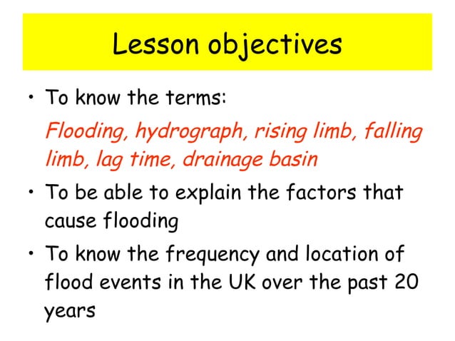 Flooding 2 Causes | PPT