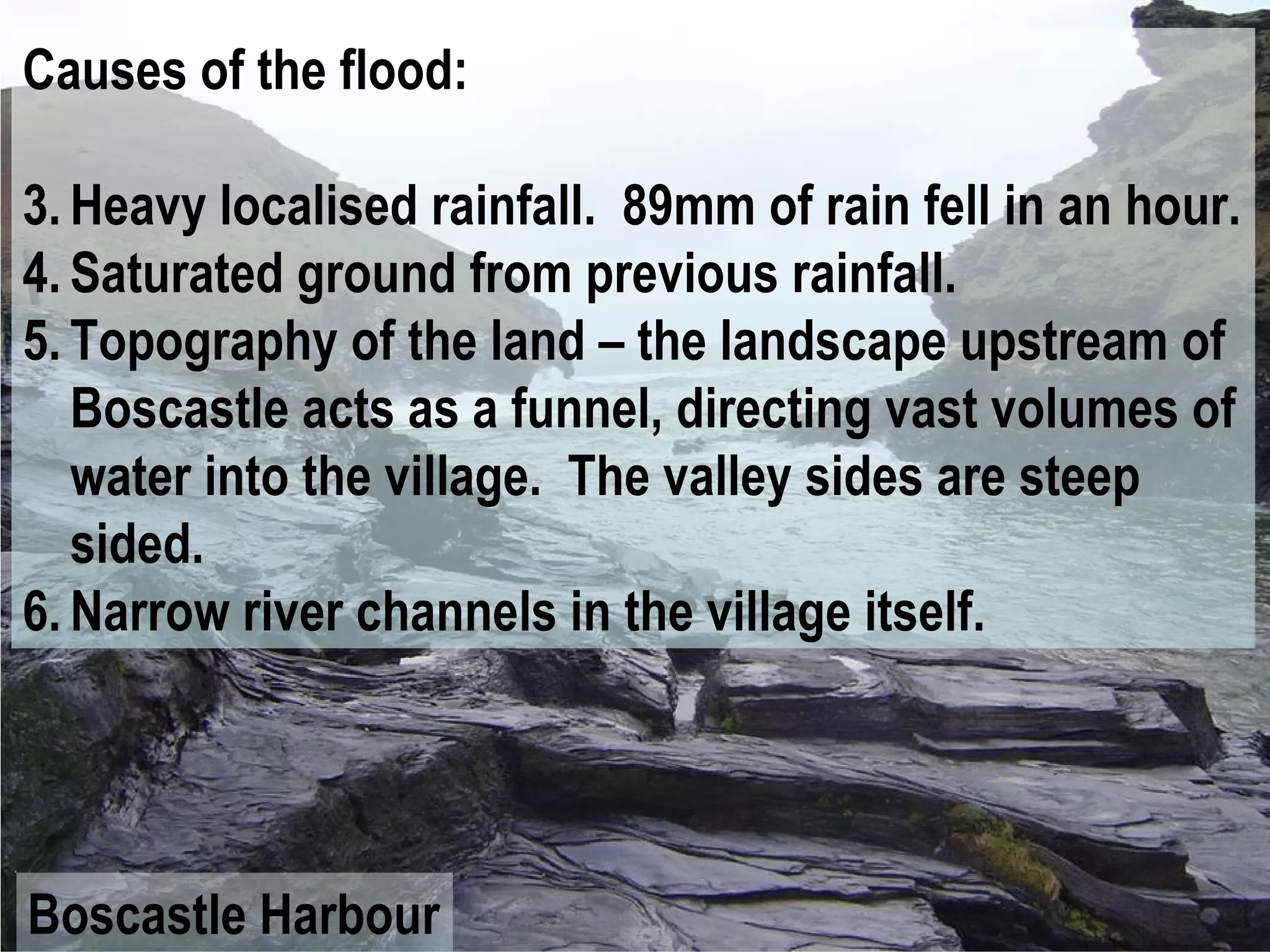 Flooding 4 Boscastle | PPT