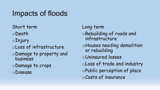 Flooding – a natural disaster | PPTX