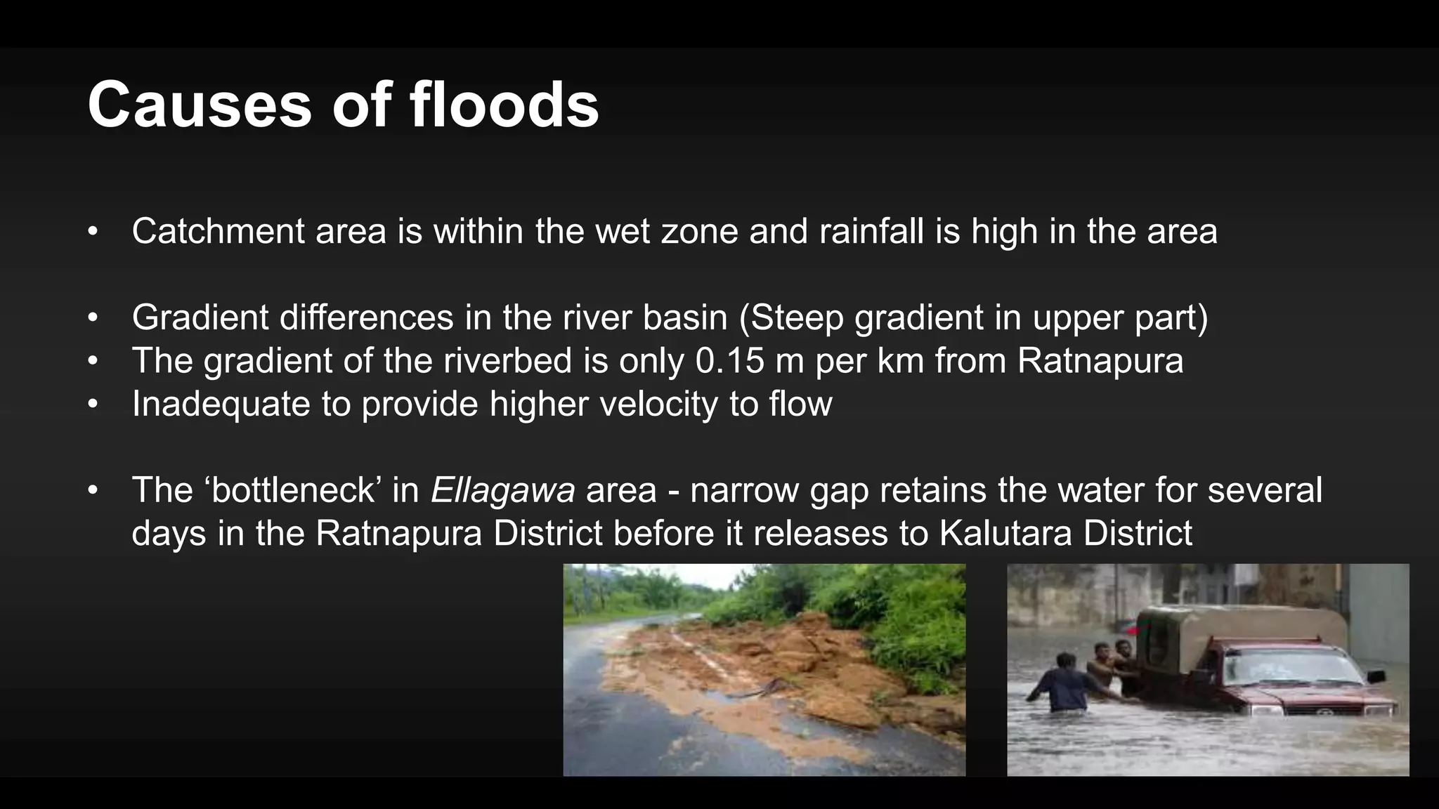 Flooding in Kalu ganga basin Sri Lanka | PPTX