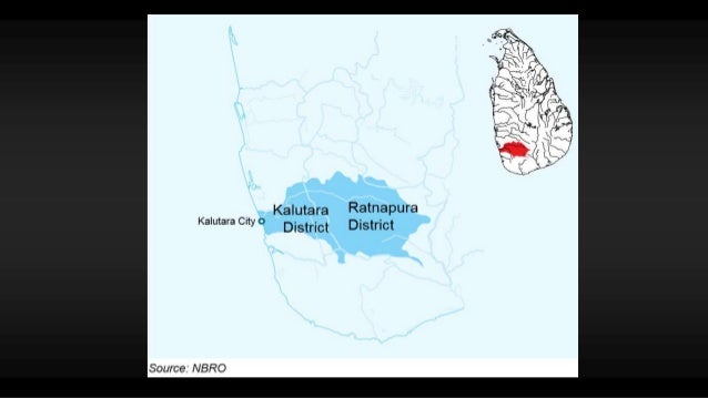 Flooding in Kalu ganga basin Sri Lanka