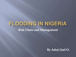 Flooding in Nigeria | PPT