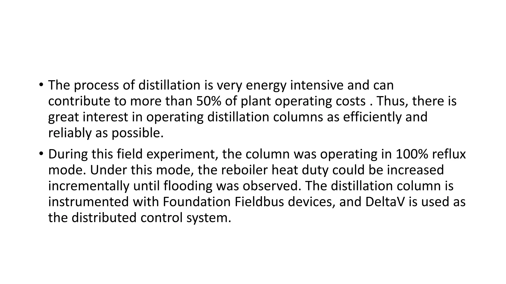 Flooding of a distillation column | PPTX