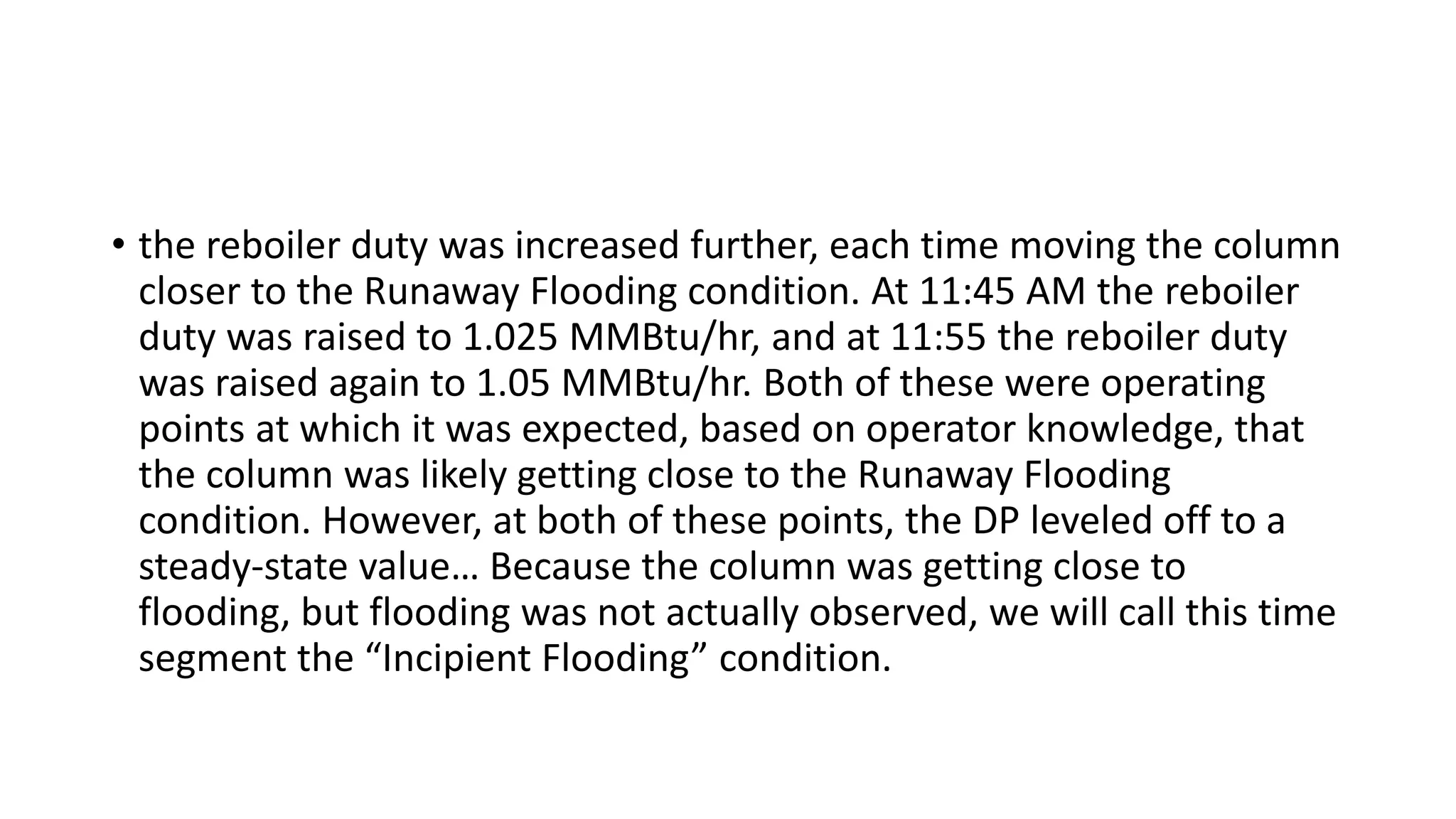 Flooding of a distillation column | PPTX