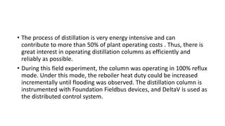 Flooding of a distillation column | PPTX