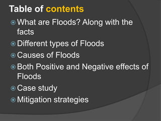Flooding presentation For Caribbean Studies | PPT
