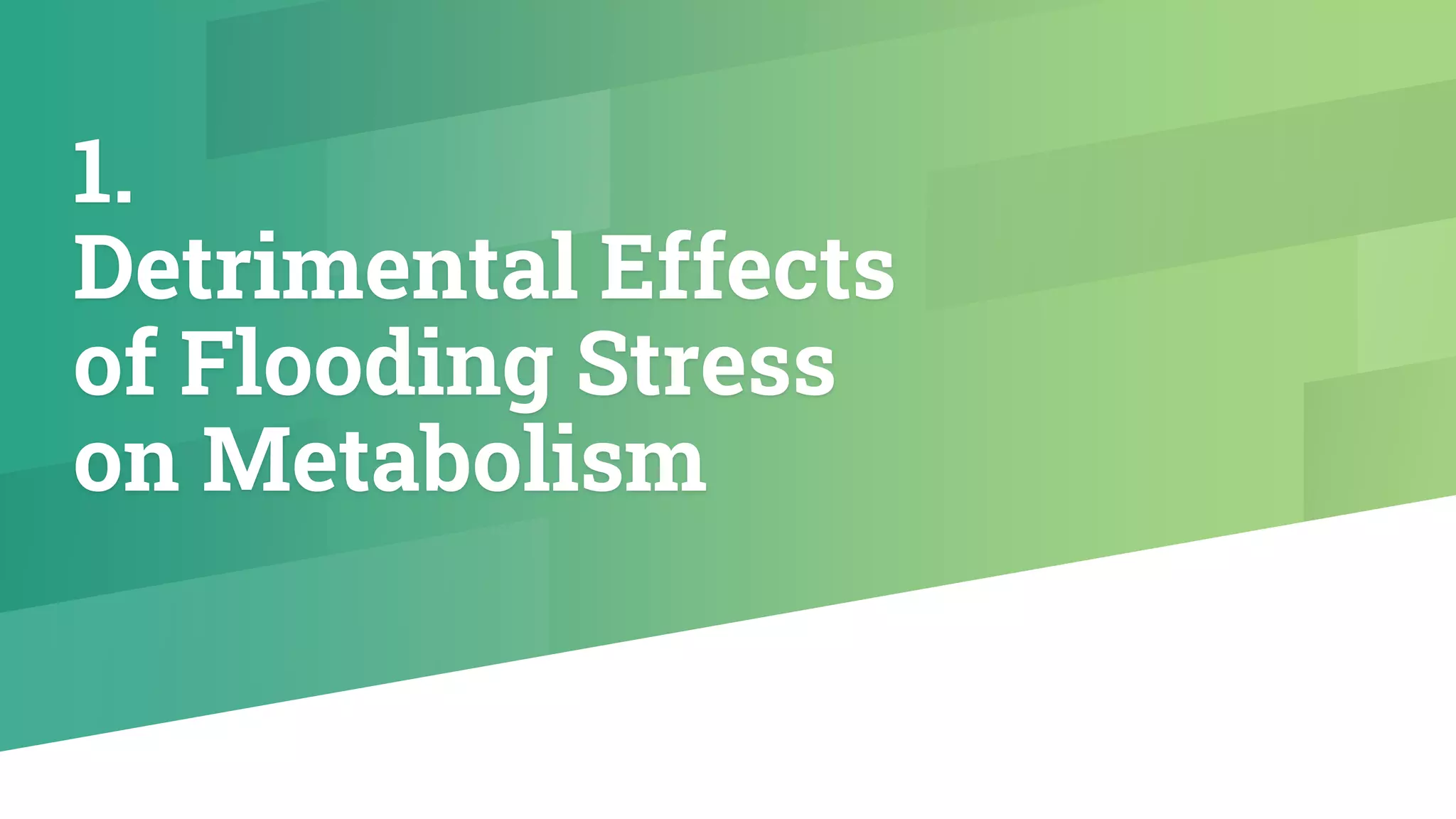 FLOODING STRESS IN PLANT GROWTH AND DEVELOPMENT | PPTX