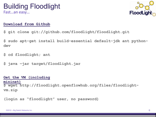 Floodlight OpenFlow Contoller - Updated Overview | PPTX