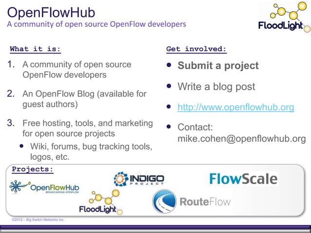 Floodlight OpenFlow Contoller - Updated Overview | PPTX