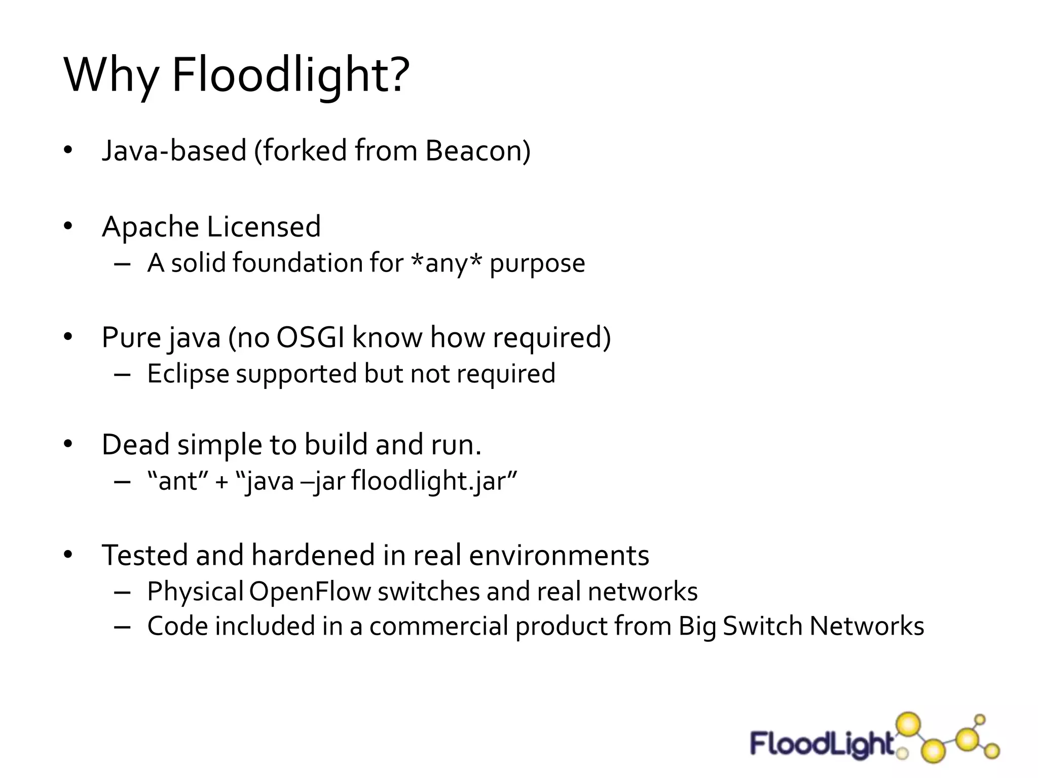Floodlight OpenFlow Controller Overview | PPTX