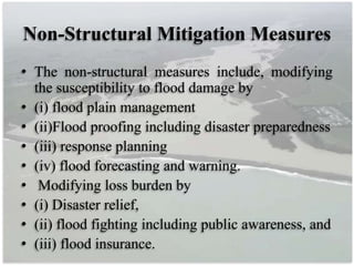 Non Structural Mitigation For Floods