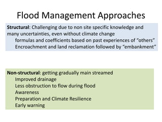 Flood management and climate change nepal | PPTX