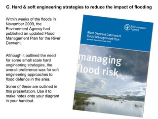 The management of the flood hazard of the River Derwent | PPT