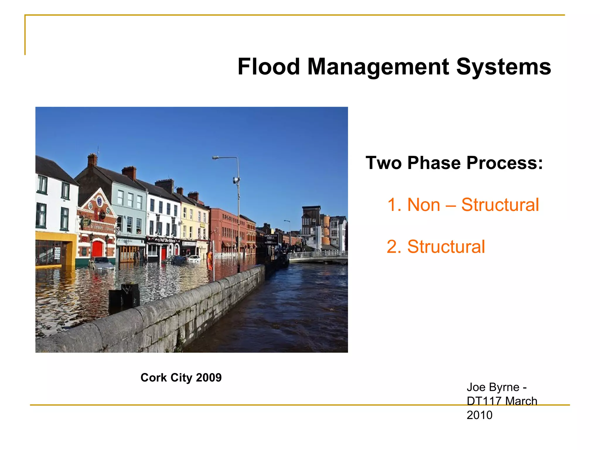 Flood management systems jb | PPT