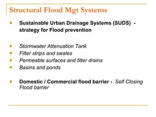 Flood management systems jb | PPT