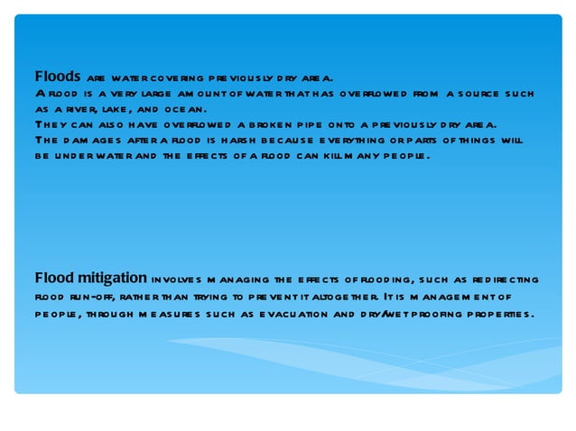 Flood mitigation | PPT