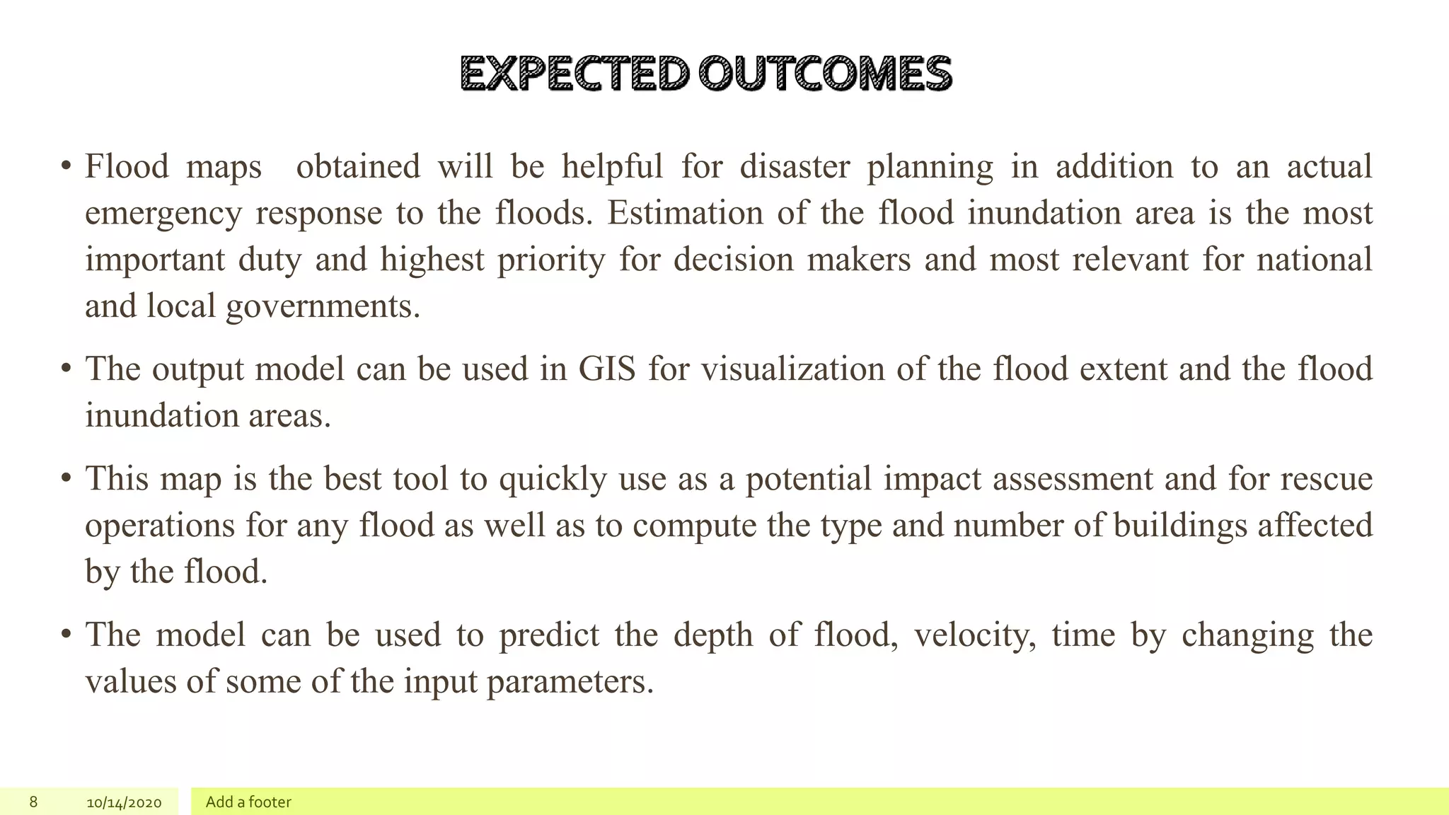 Flood modelling and prediction 1 | PPTX