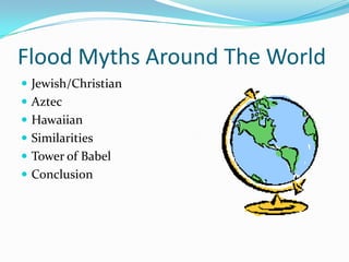 Flood myths | PPTX