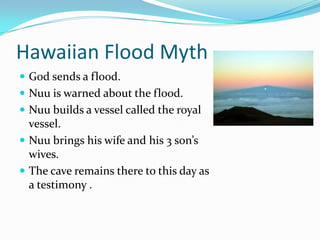 Flood myths | PPTX