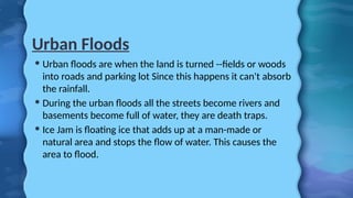 FLOOD pptx in geology..flood and it's types and it's mitigation | PPTX