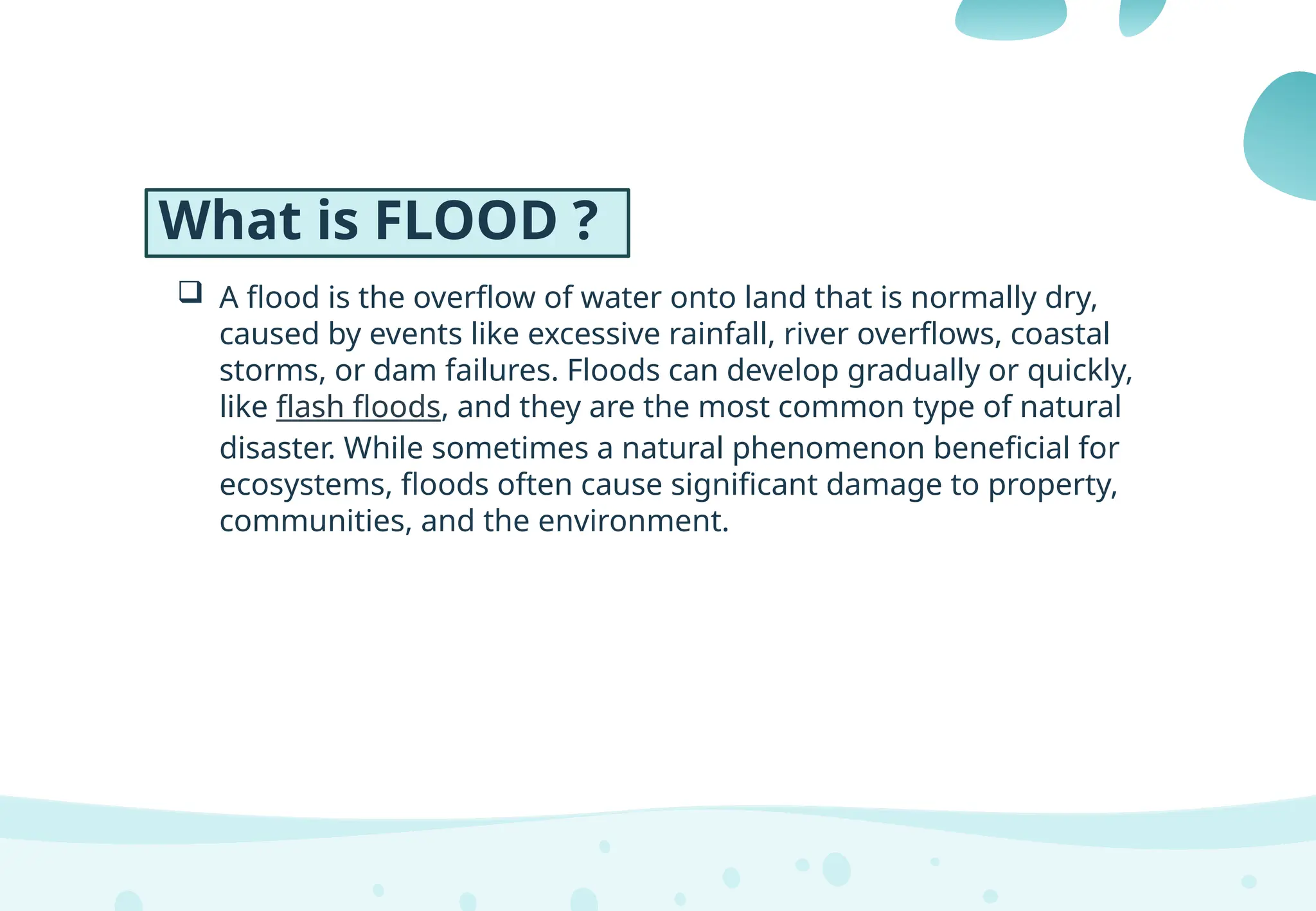 FLOOD PPT_SIDDHARTH CHAVAN.pptx ARCHITECTURE | PPTX