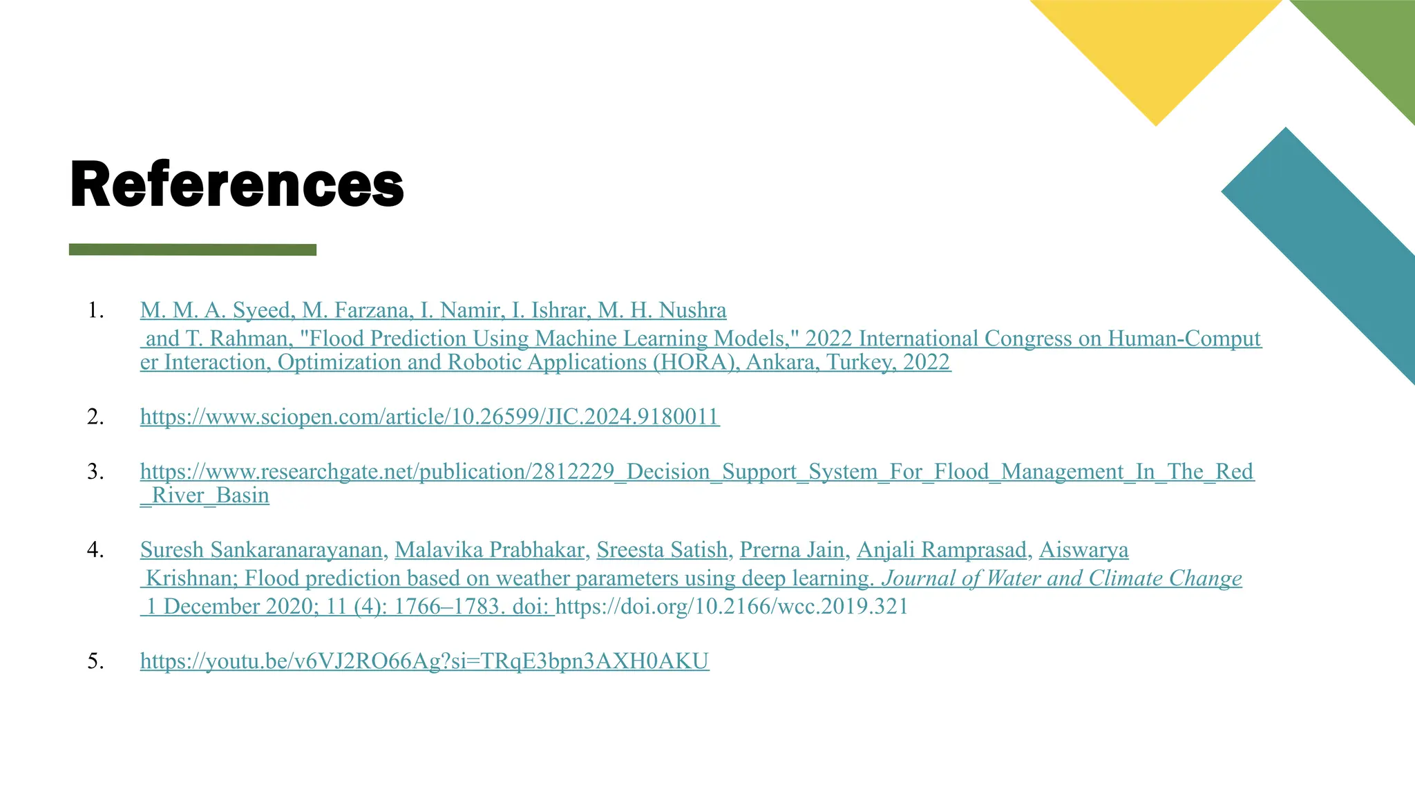 flood prediction final year project 8th | PPTX