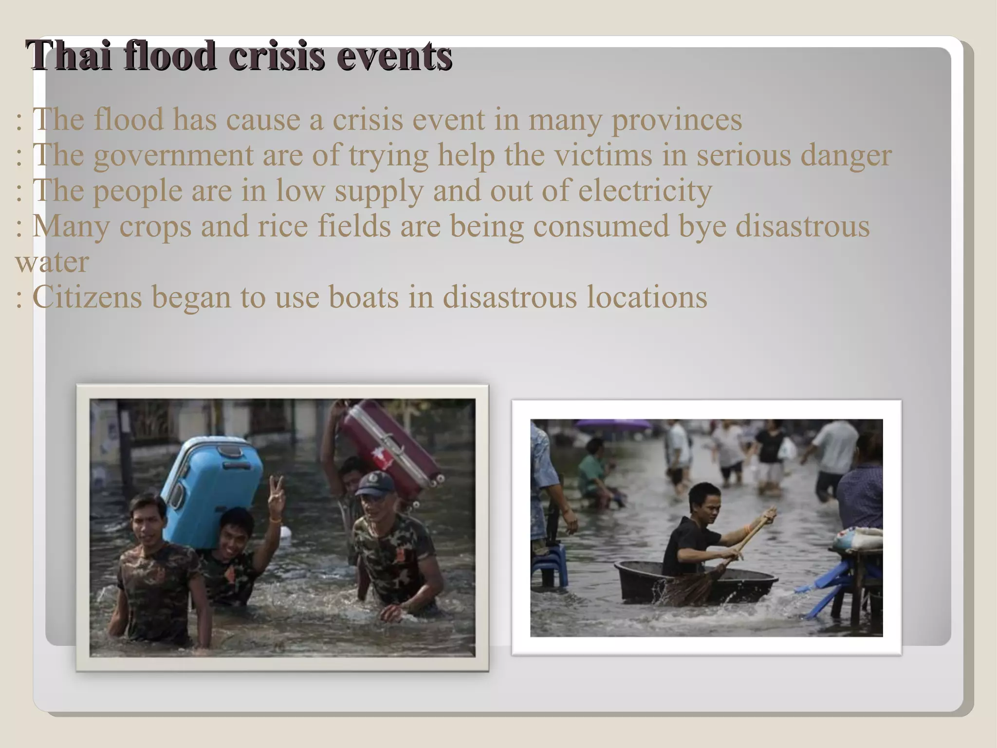 Flood presentation | PPT