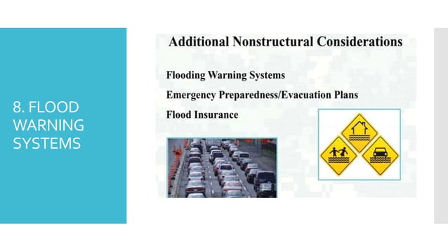 Flood risk Mitigation non structural measures | PPTX