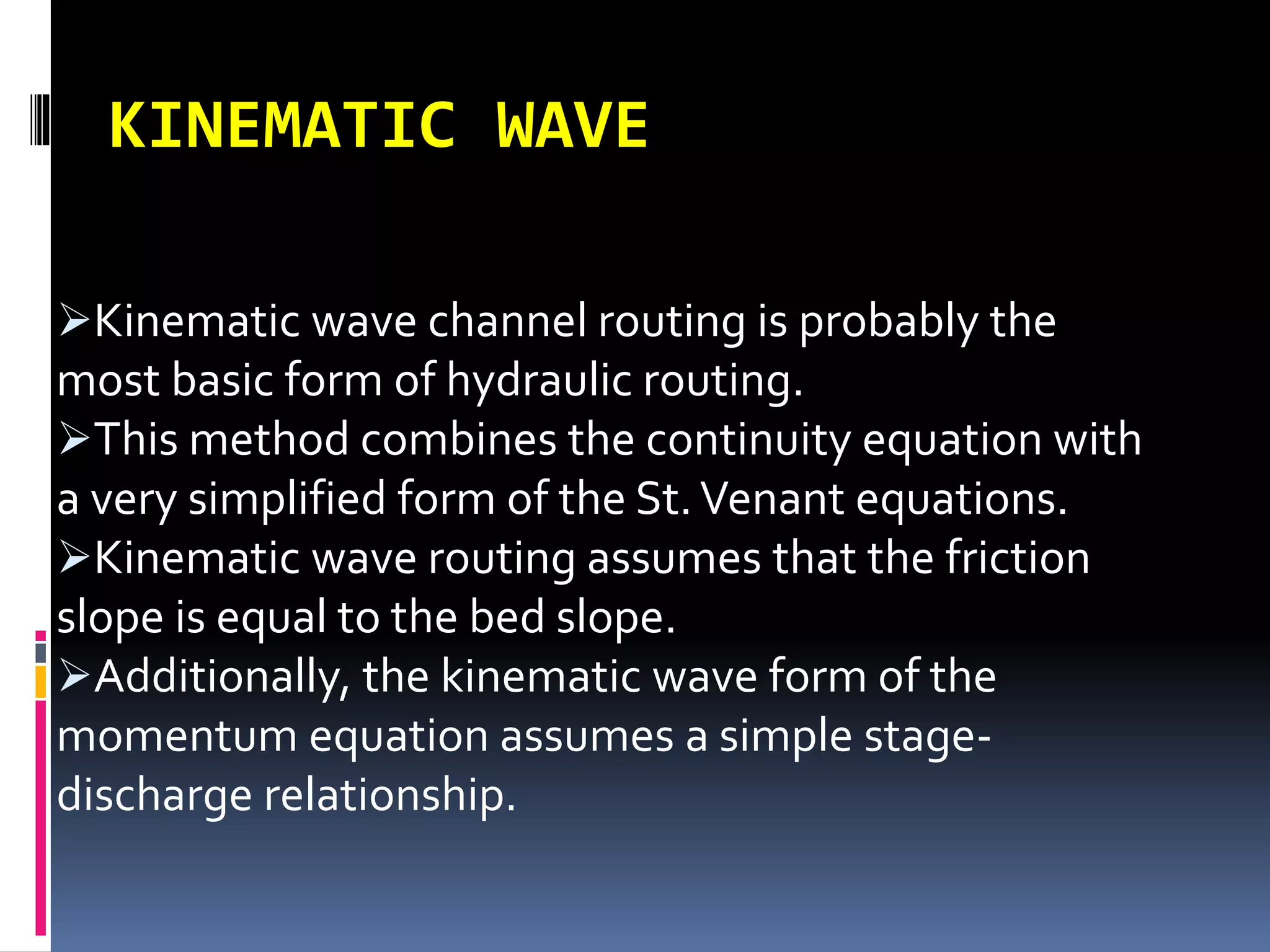 Flood routing | PPTX