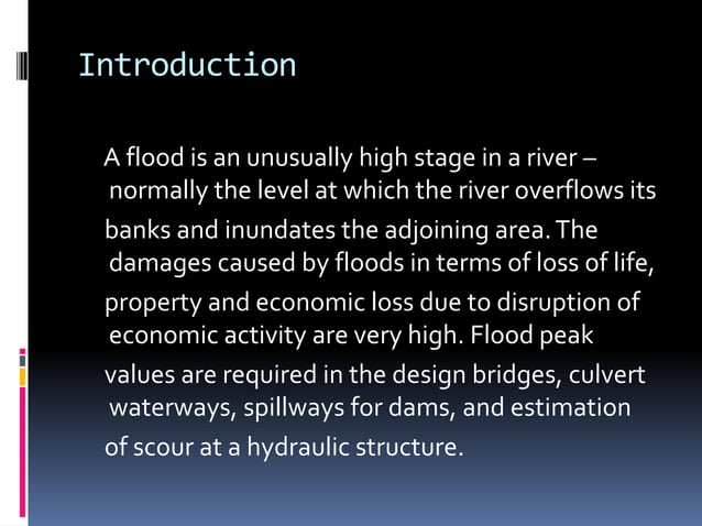 Flood routing | PPTX
