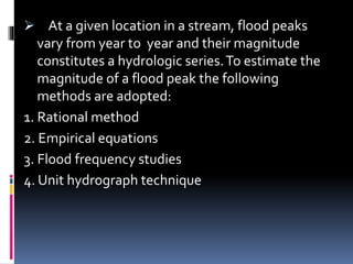 Flood routing | PPTX