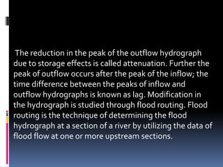 Flood routing | PPTX