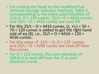 Flood Routing.ppt:flood routing and control | PPT