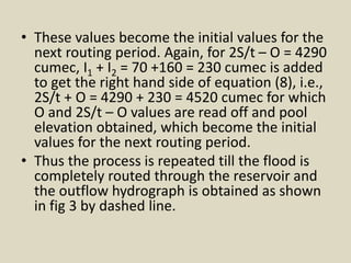 Flood Routing.ppt:flood routing and control | PPT