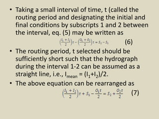 Flood Routing.ppt:flood routing and control | PPT