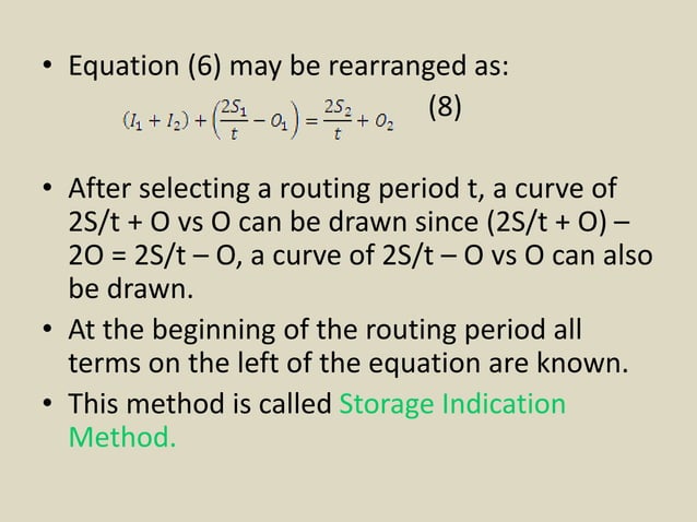 Flood Routingpptflood Routing And Control Ppt