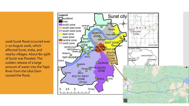 Flood Risk Assessment of Surat Floods 2006