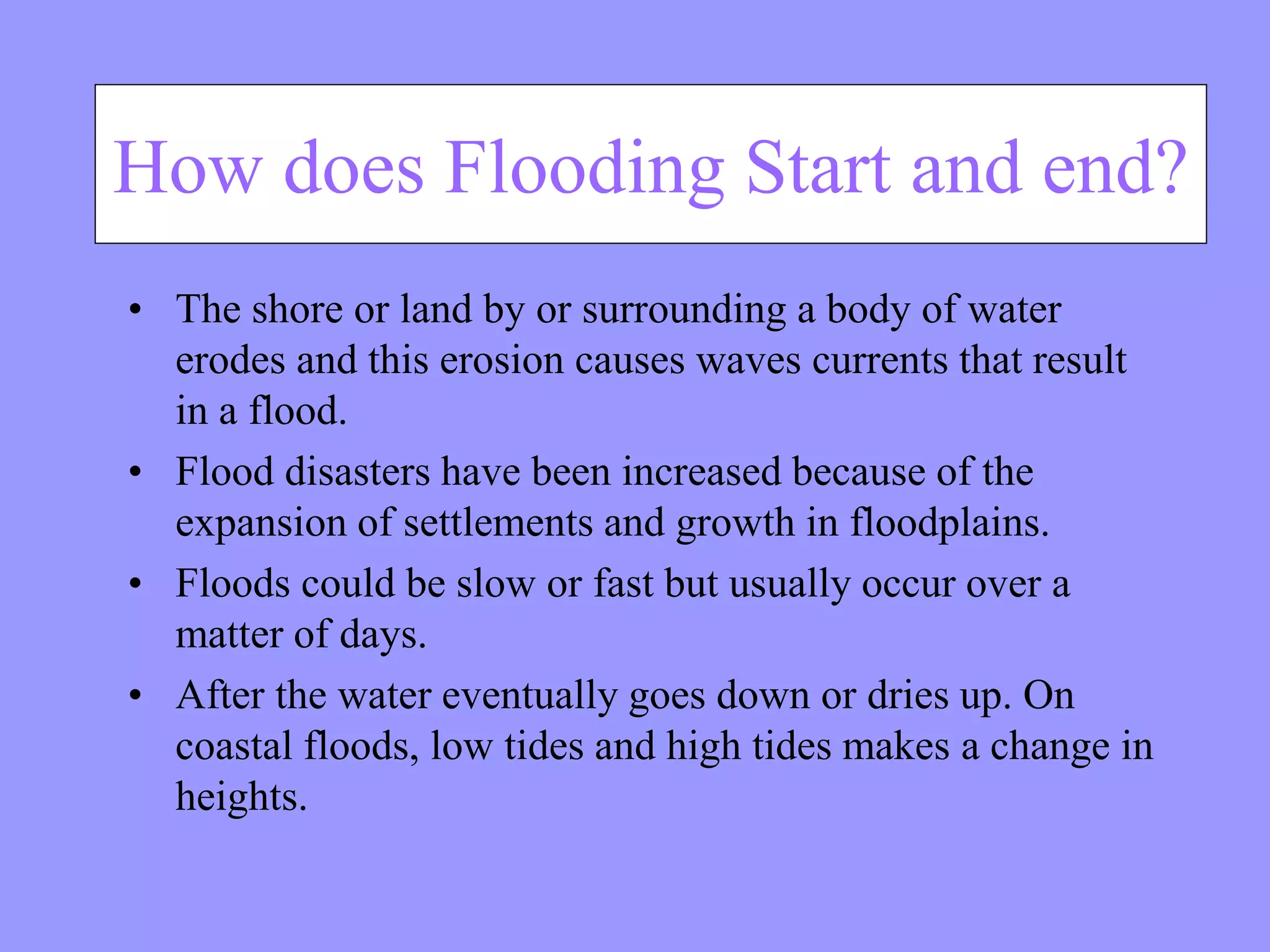 Floods. disaster management | PPTX