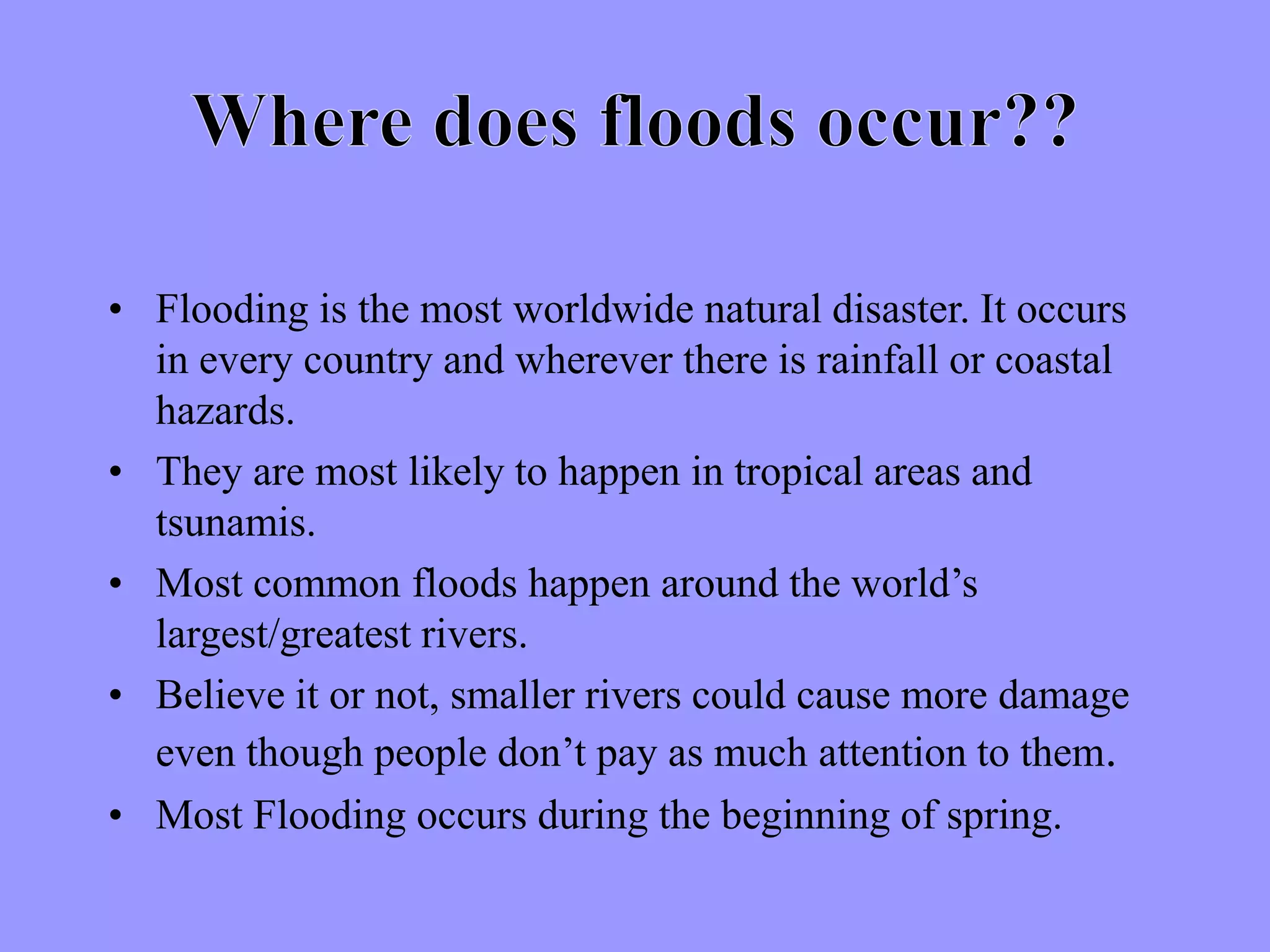 Floods. disaster management | PPTX