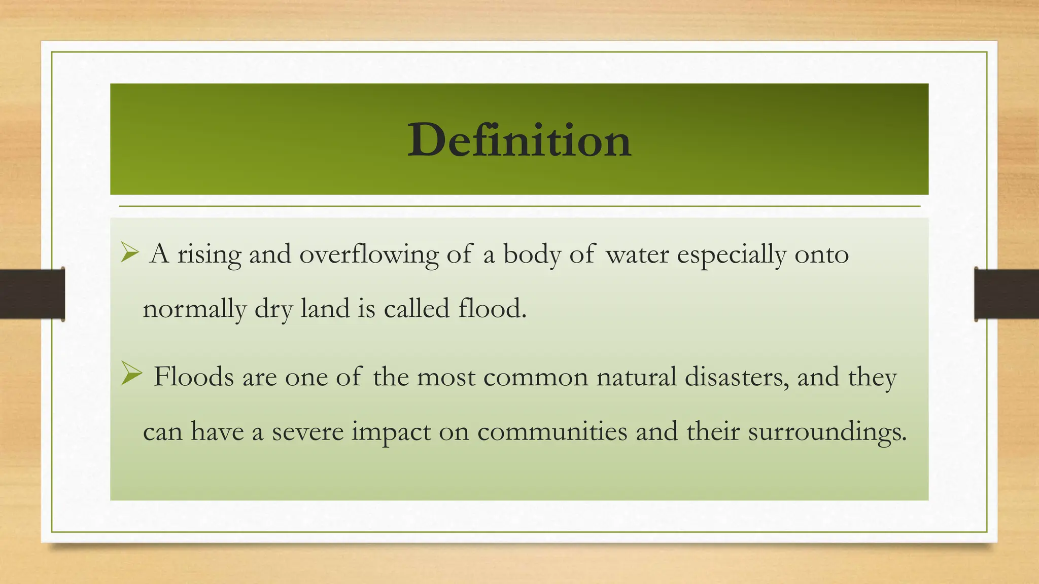 Floods.pptx and its causes and its impacts | PPTX