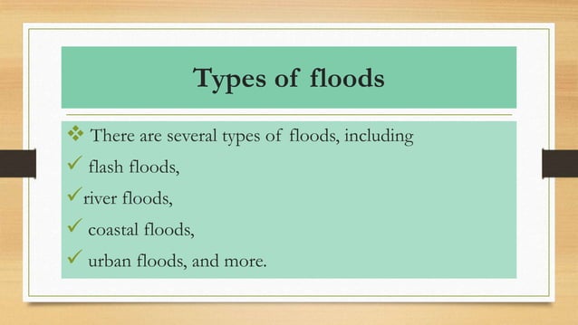 Floods.pptx and its causes and its impacts | PPTX