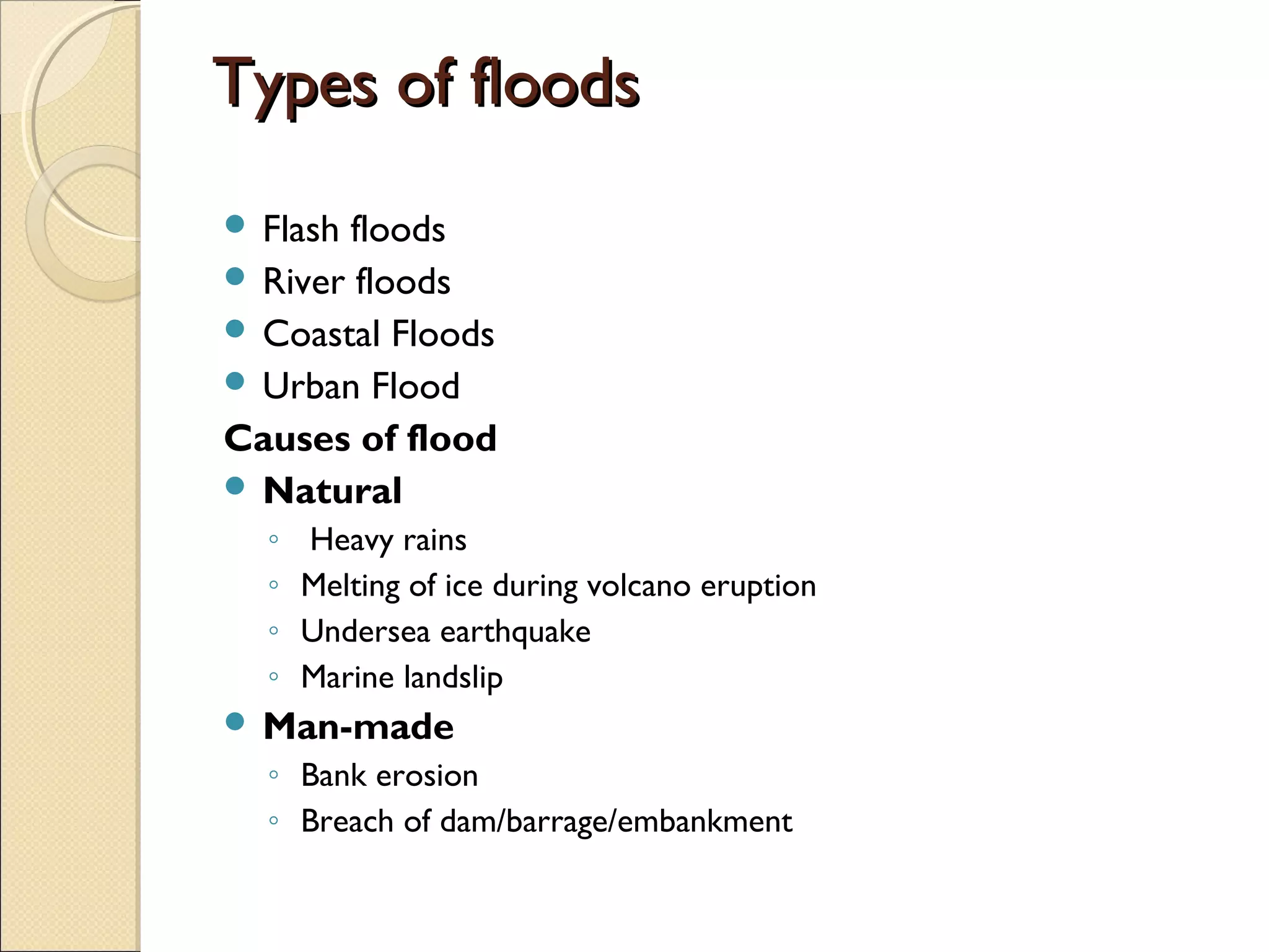 Floods and fire disaster | PPT