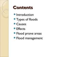 Floods and fire disaster | PPT