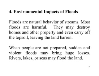 Floods as natural hazards | PDF