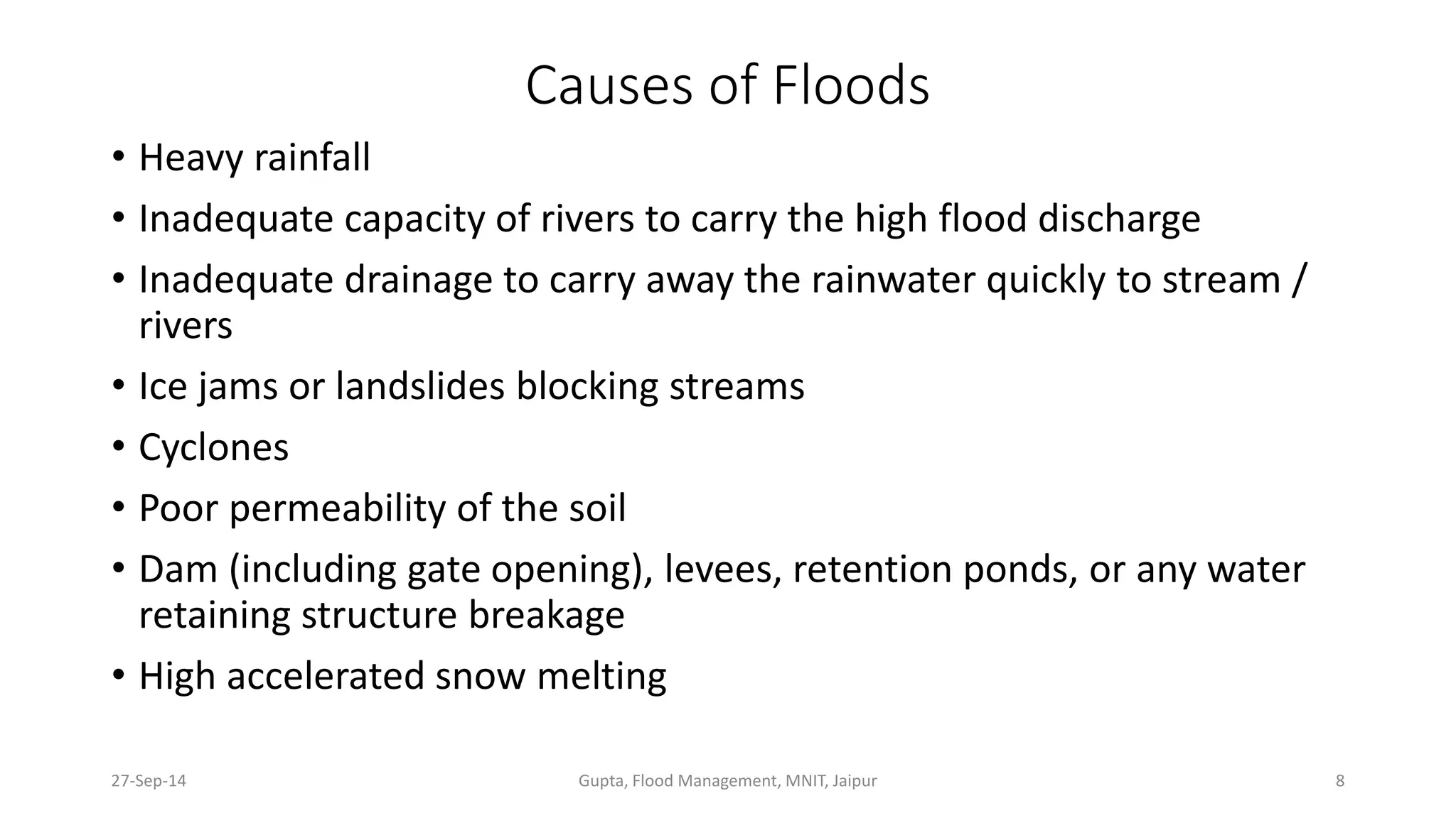 Floods management | PPTX