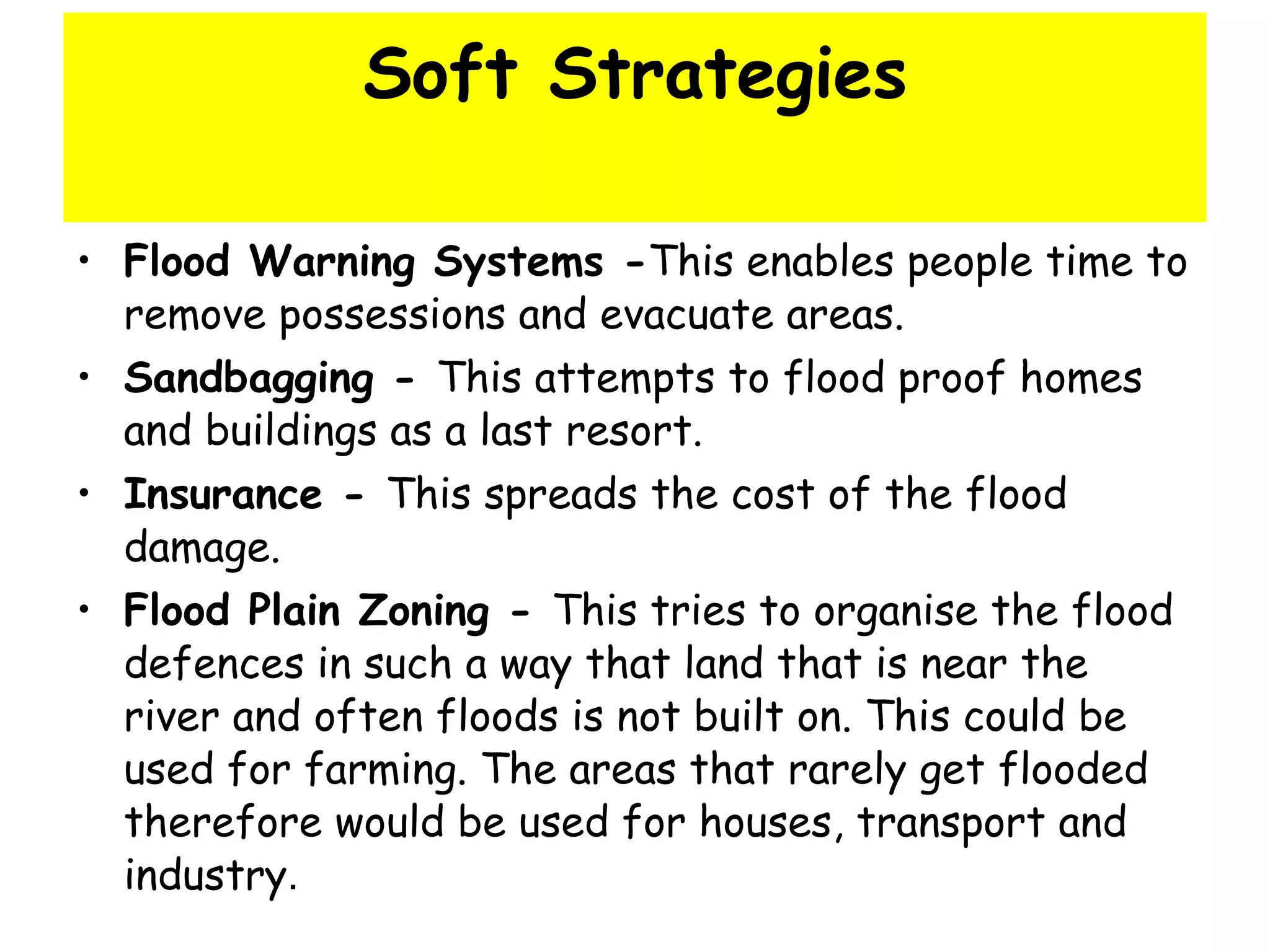Flood Solutions – Soft Engineering Strategies | PPT
