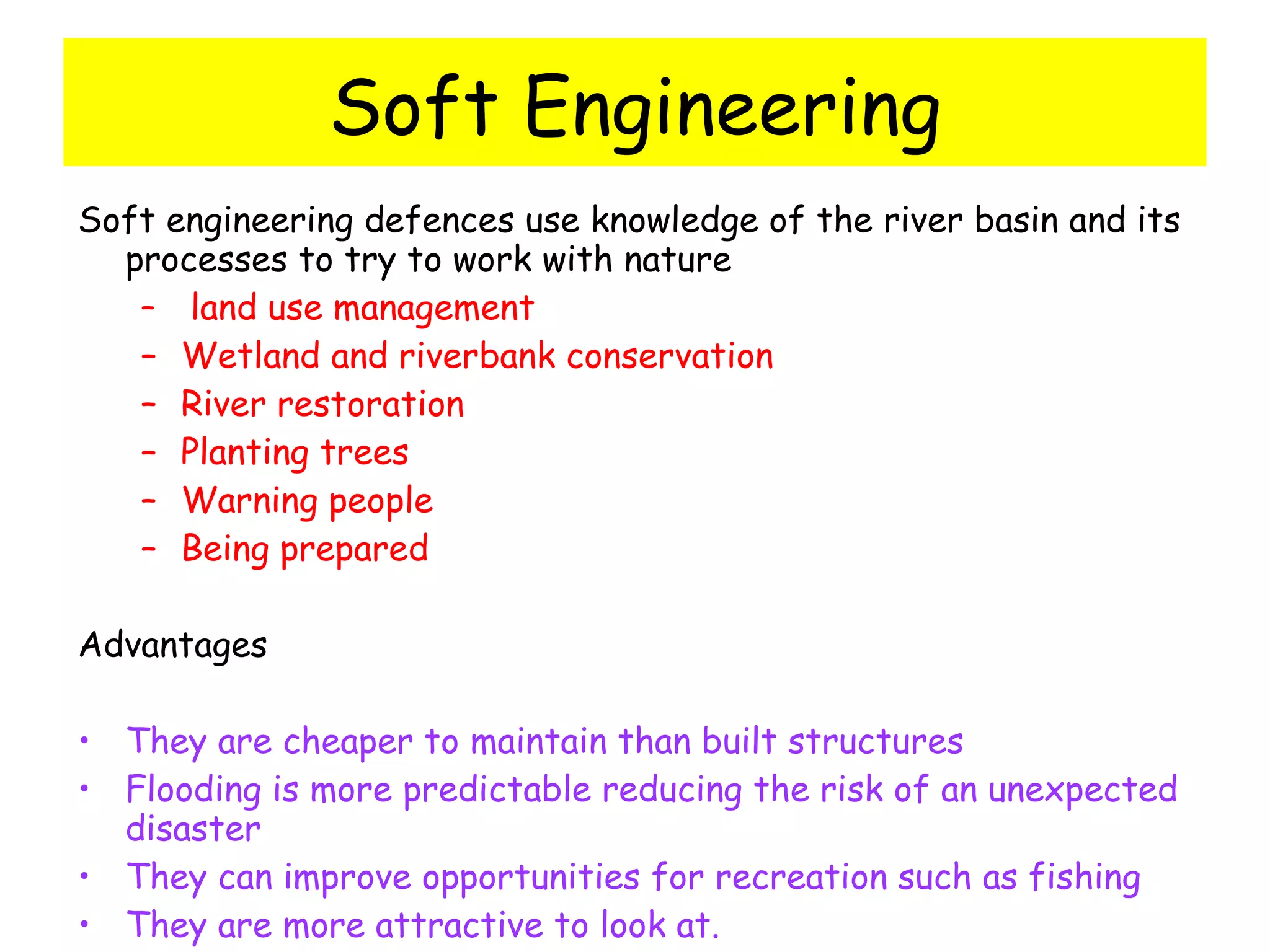 Flood Solutions – Soft Engineering Strategies | PPT