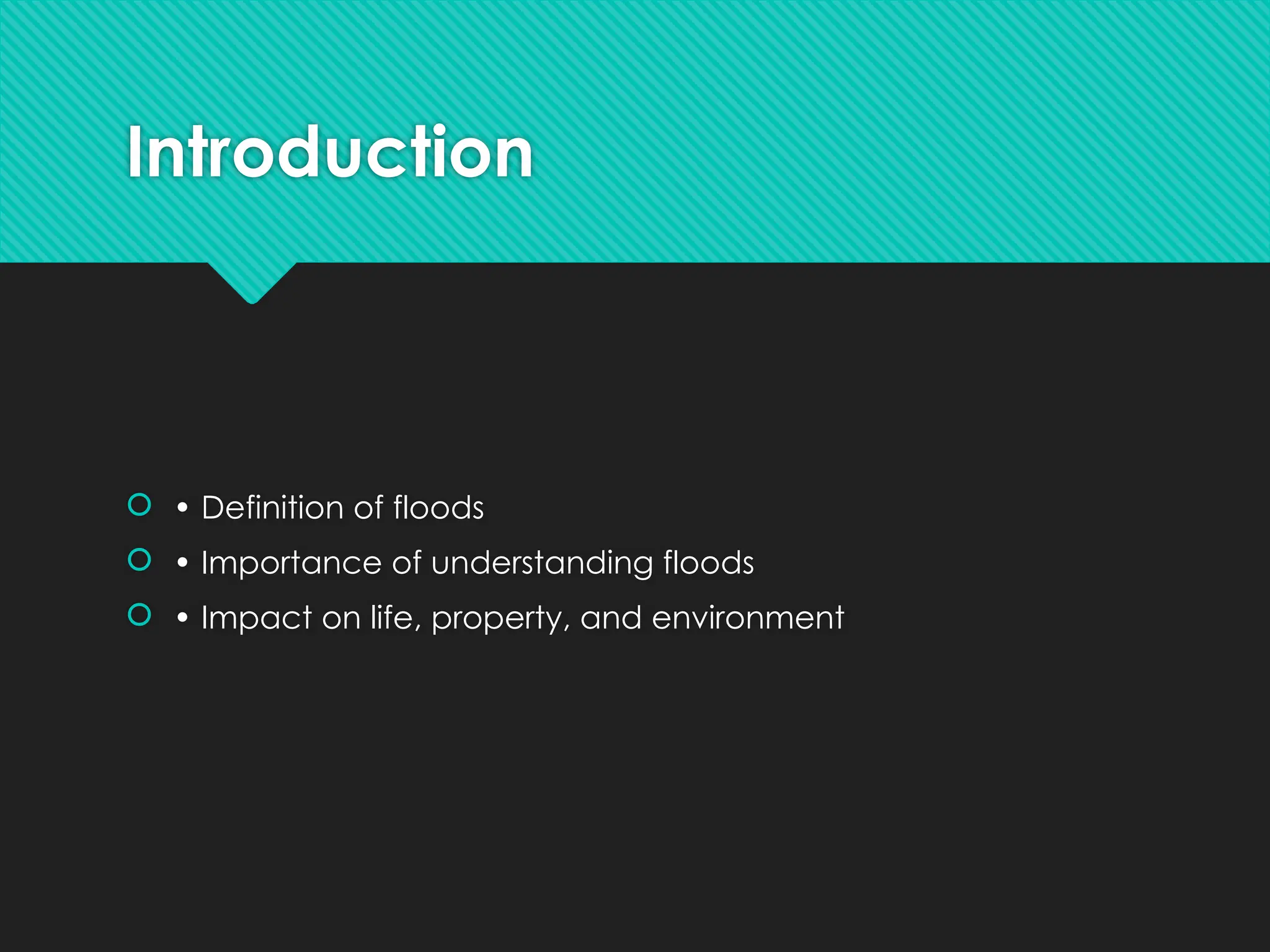 Floods and their effect/impacts presentation | PPTX
