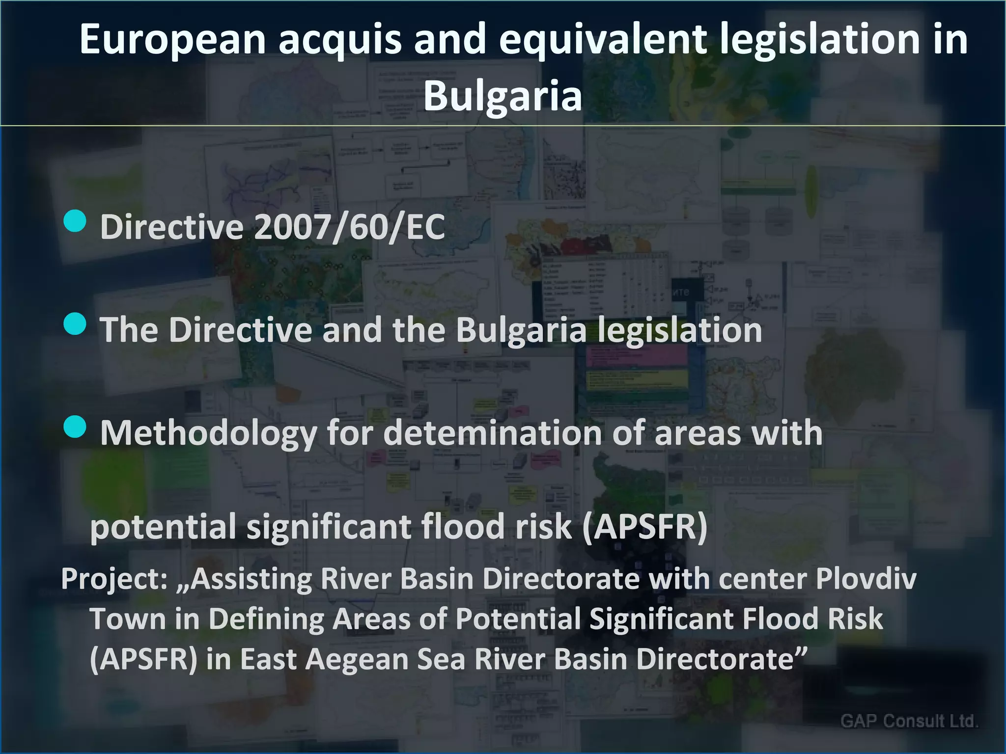AUTOMATED MODEL FOR IMPLEMENTATION OF UNIFIED CRITERIA FOR FLOOD RISK ...